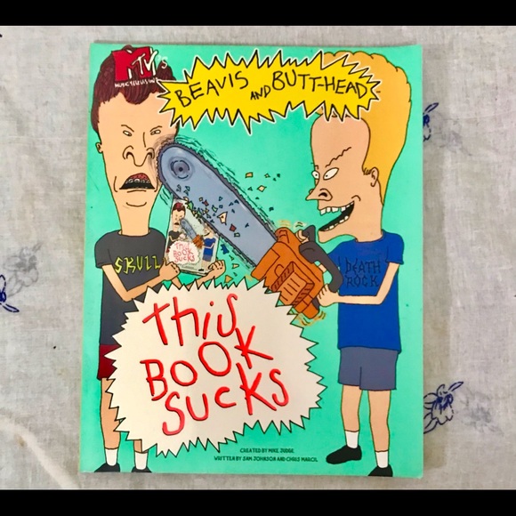 Other | Beavis And Butthead This Book Sucks | Poshmark